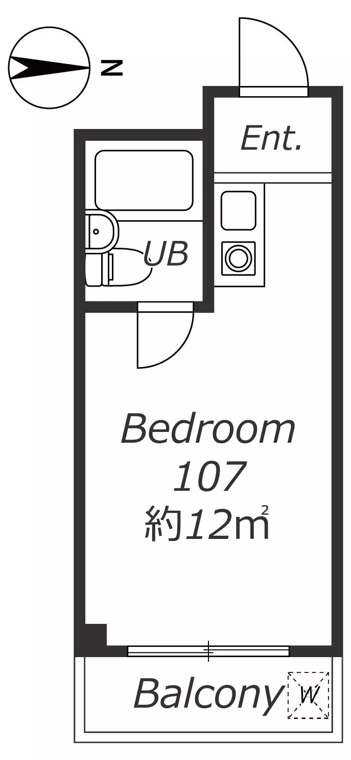 AP636 Maison de Monarque 107 - Tokyo Student Accommodation | uhomes.com